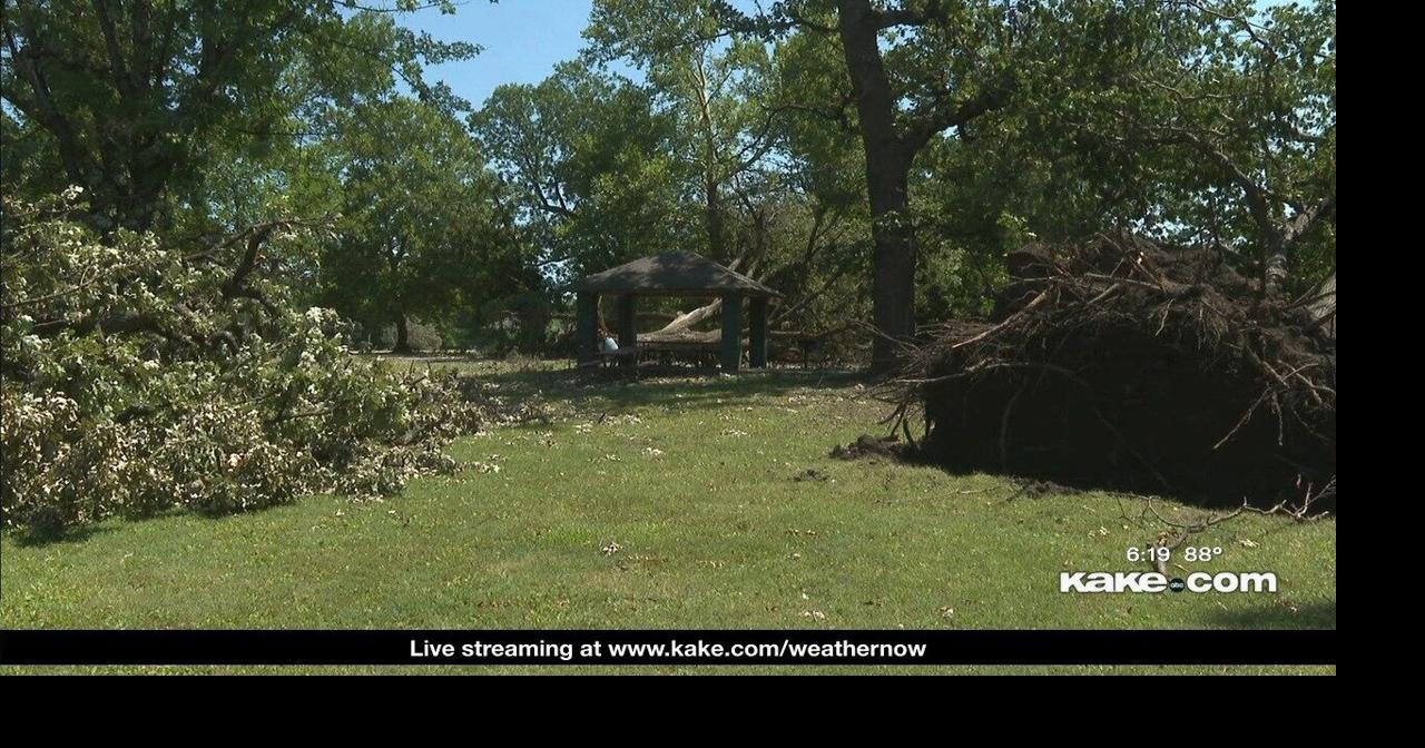 City parks and pool in Winfield temporarily close due to storm damage ...