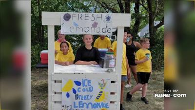 Young entrepreneurs host lemonade stand fundraiser for the Kansas ...