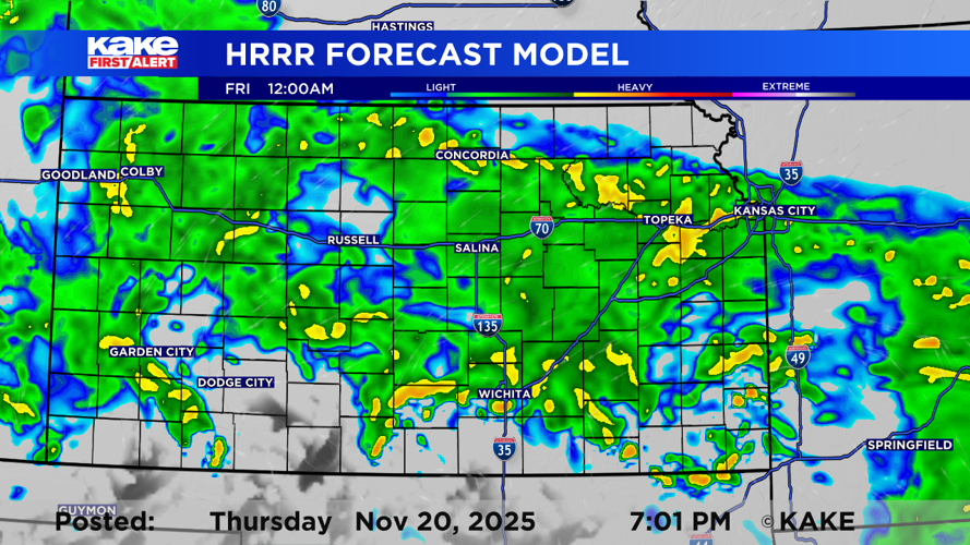 Rain returns to KAKEland | Trusted News Source for Wichita & Kansas ...
