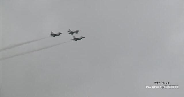 Wet conditions bring change to air show parking | Stories | kake.com