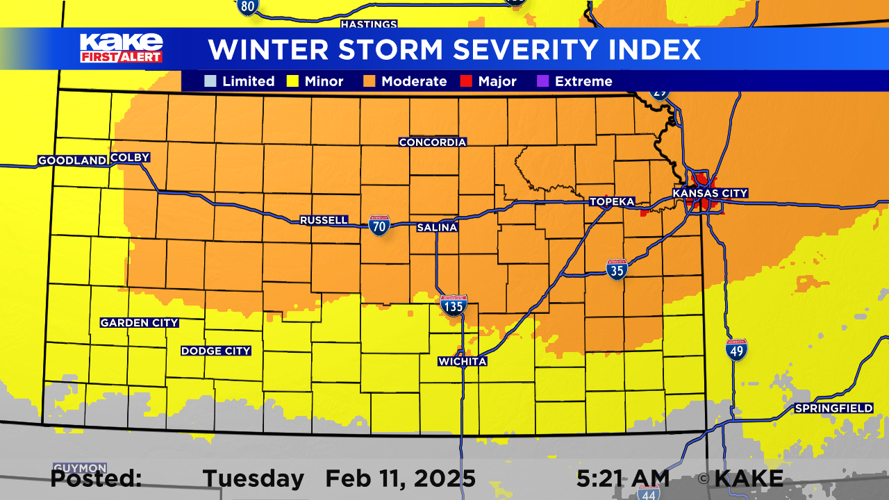 Significant snow arrives in Kansas | Trusted News Source for Wichita ...