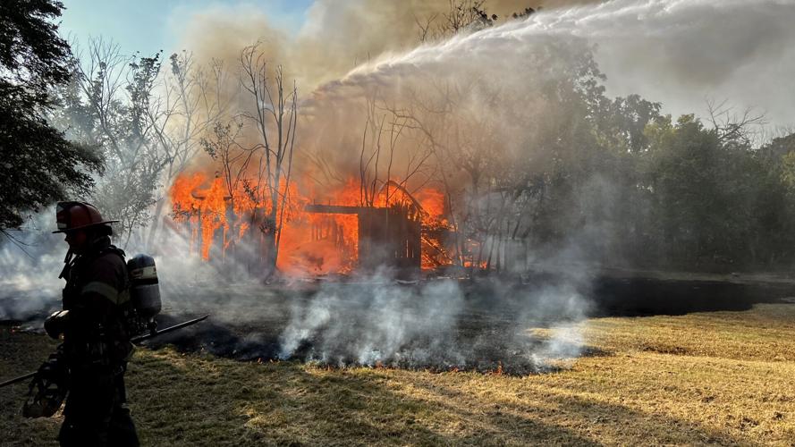 Investigation underway after fire burns down garage in northeast ...