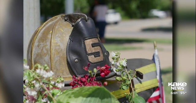 Hundreds of people line Wichita streets as fallen firefighter makes ...