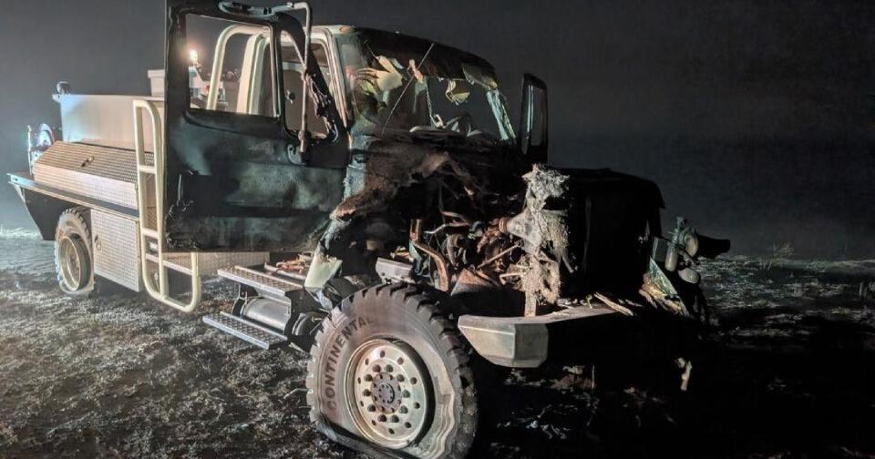 Firefighters escape without injury after truck breaks down amid ...