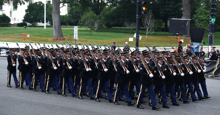Military parade barrels through nation’s capital with tanks, troops and ...