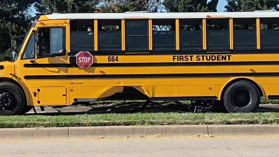 Motorcyclist involved in school bus crash Thursday afternoon dies from ...