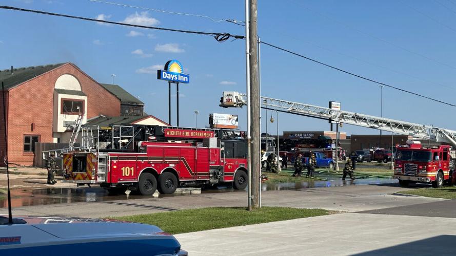 Crews battle 2nd alarm fire at west Wichita hotel | Trusted News Source ...