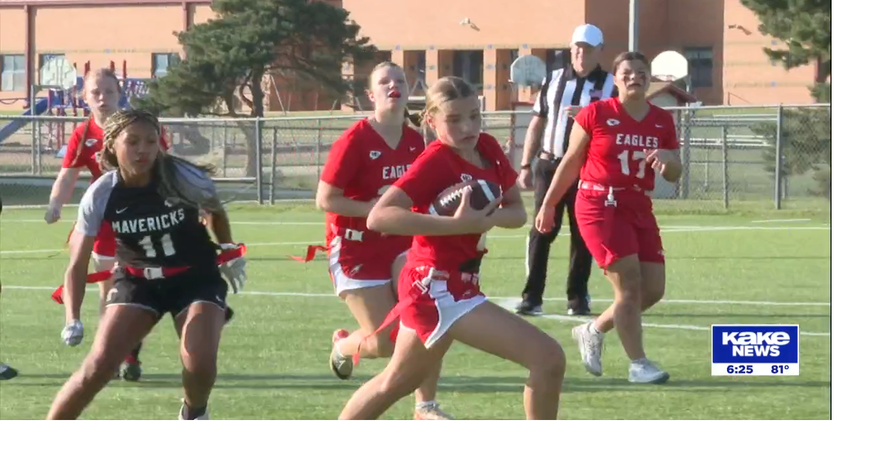 Wichita's inaugural high school girls flag football season scores big ...