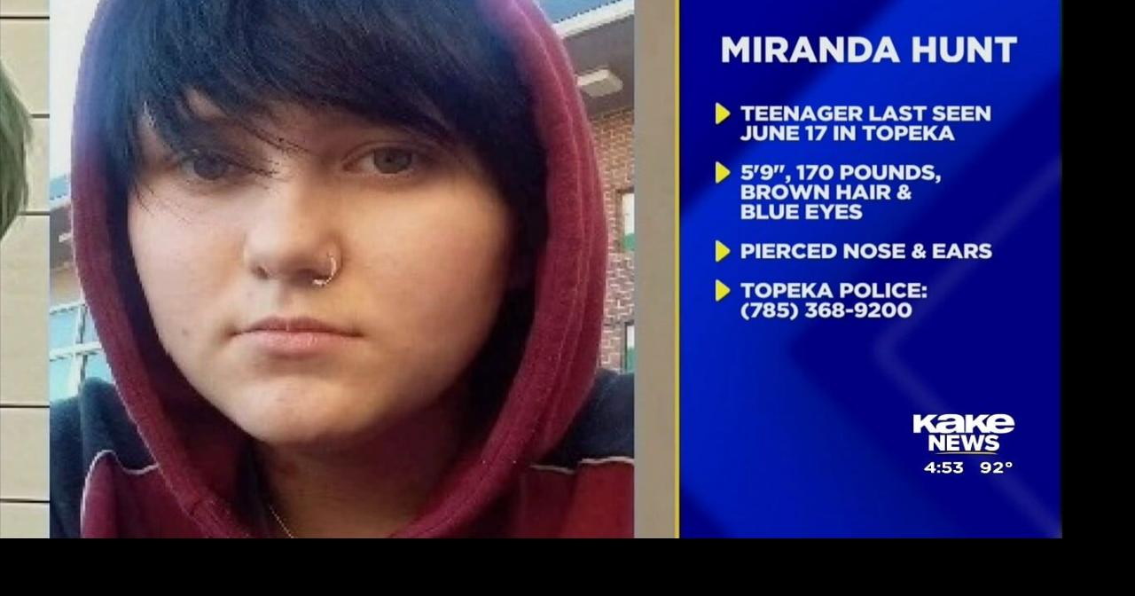 Missing in Kansas: Miranda Hunt | Video | kake.com