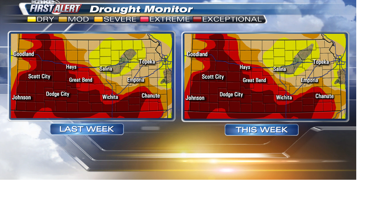 No change in drought conditions across KAKEland | Weather | kake.com