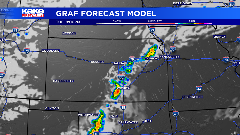 Storms on Tuesday could create large hail and high wind gusts | Trusted ...