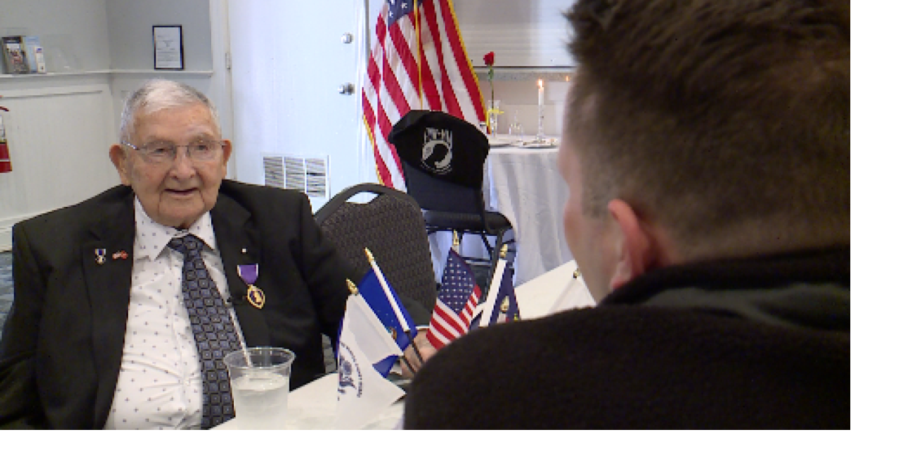 94-year-old Kansas Korean War veteran finally receives Purple Heart ...