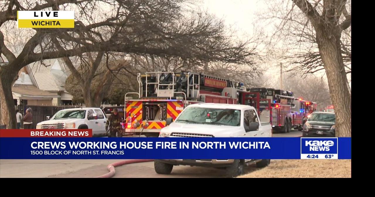 Crews battle house fire in north central Wichita | Video | kake.com