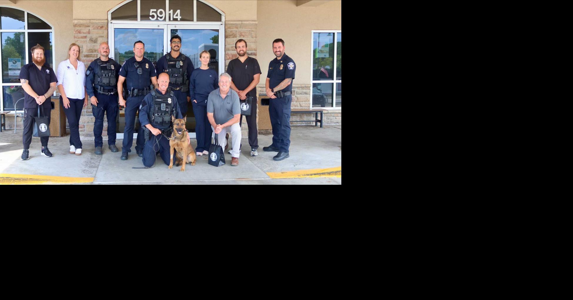 Police show appreciation for vets who helped care for Kansas K-9 after ...