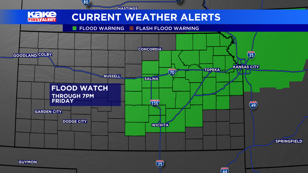 Flooding possible across Kansas Thursday and Friday | Trusted News ...
