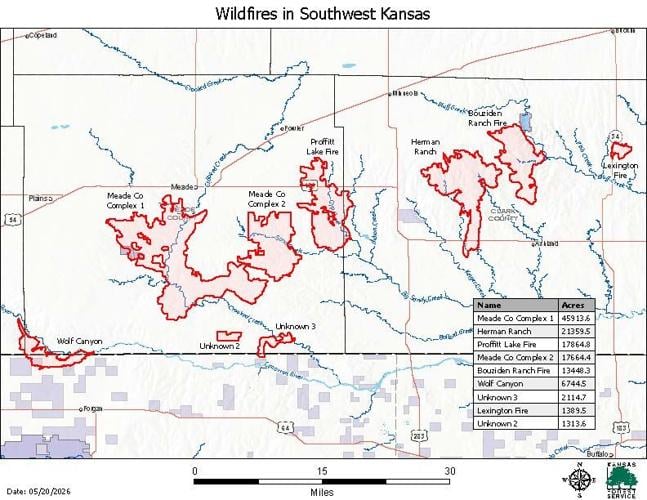 Kansas fire crews begin journey home after intense wildfire battle ...