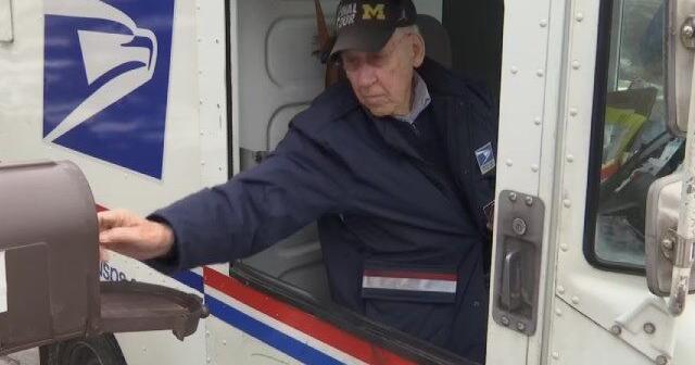 ‘It’s amazing’: 90-year-old mail carrier recognized for nearly 65 years ...