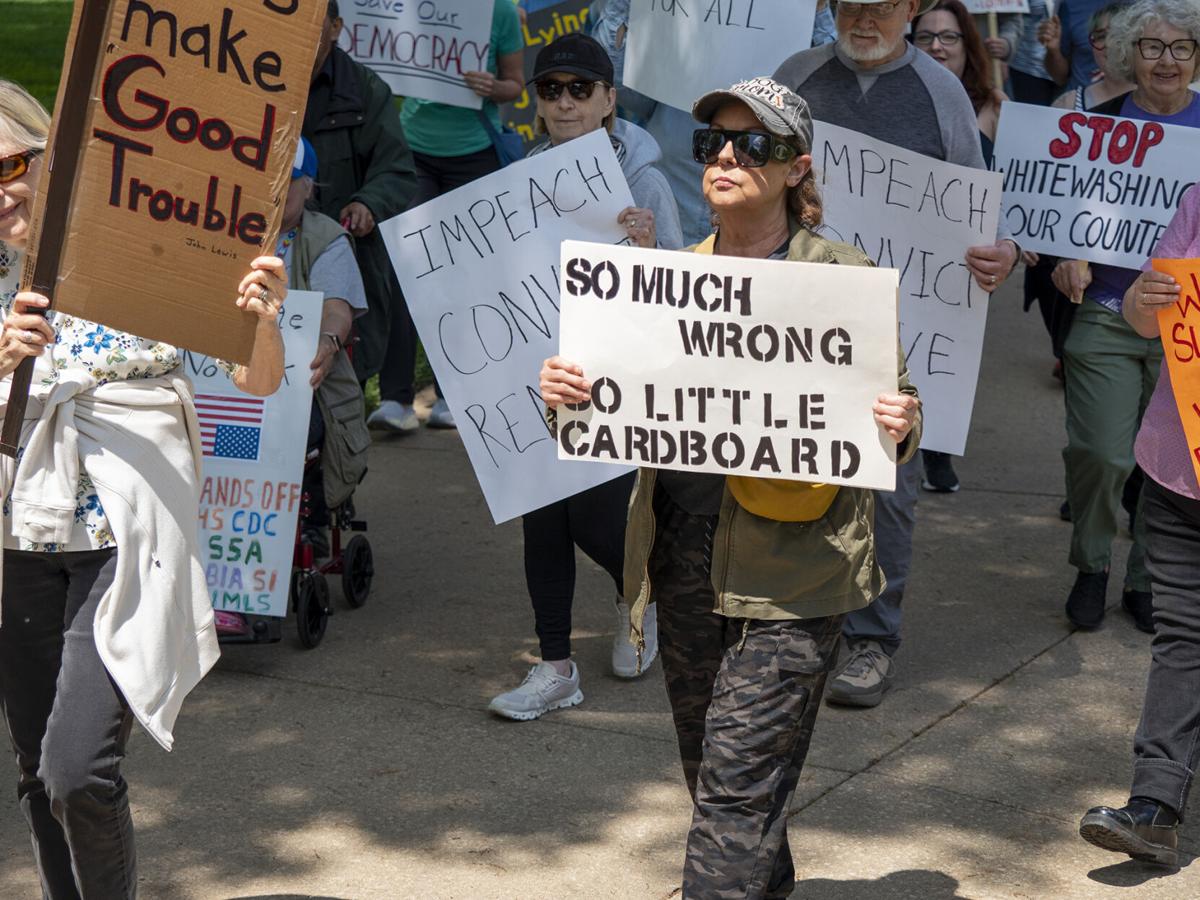 May Day rally draws hundreds to Kansas Capitol to protest Trump ...