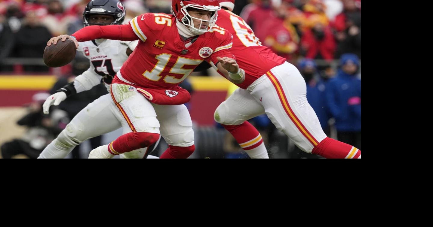 Mahomes and Kelce help Chiefs to a 23-14 win over Texans and another AFC title game trip ...