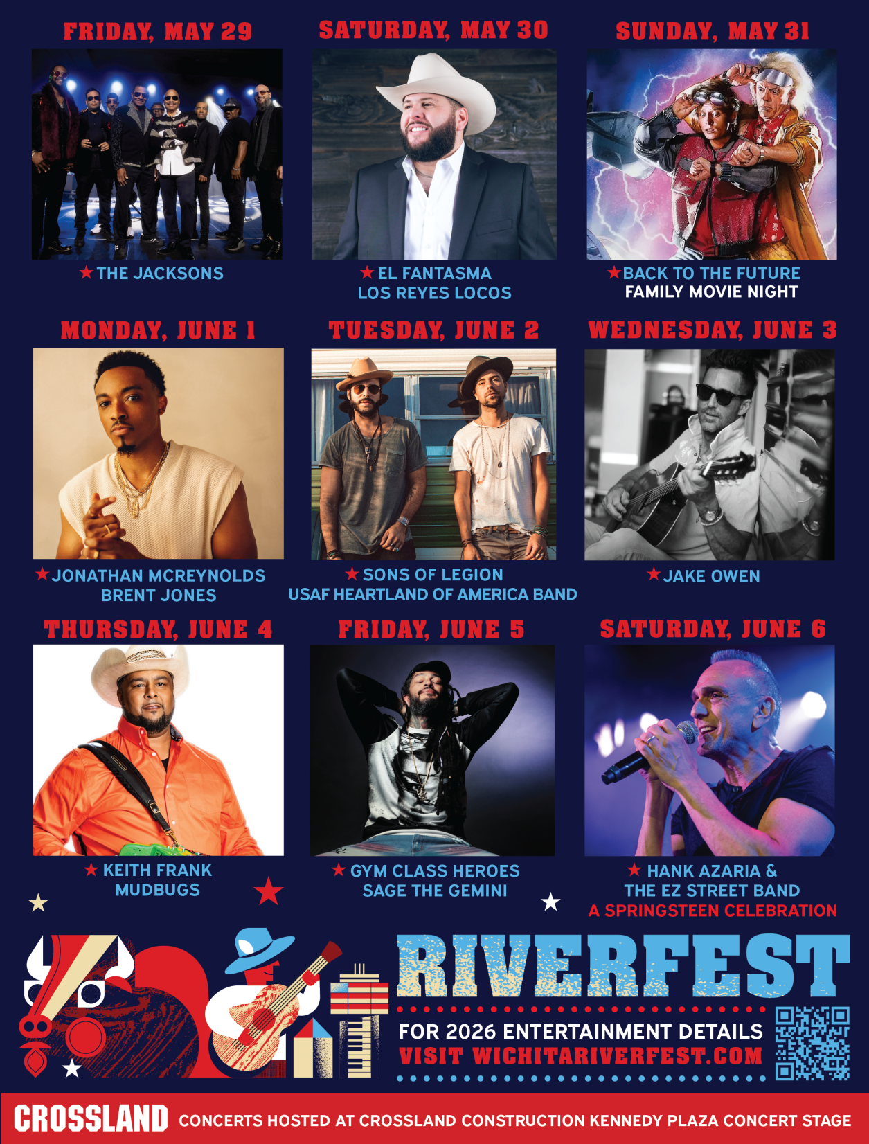 The Jacksons to open the 2026 Riverfest concert series | Trusted News ...