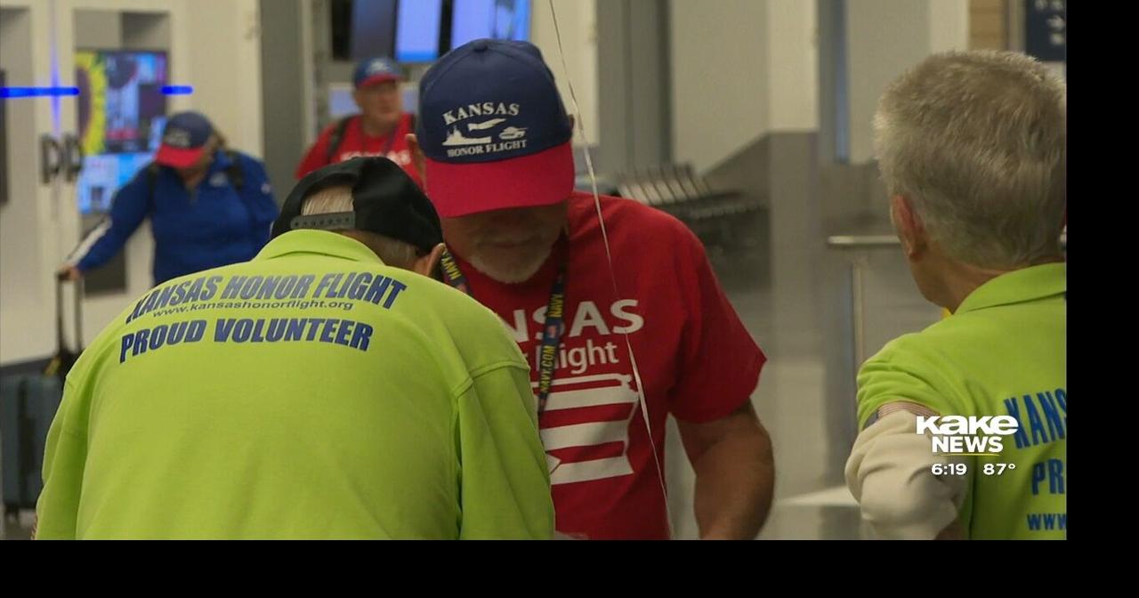 100th Kansas Honor Flight taking U.S. veterans to Washington to thank ...