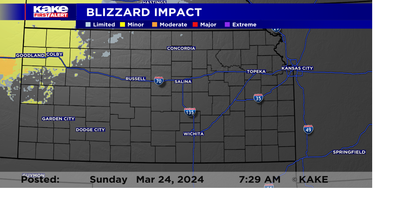 Severe storms and even snow possible on Sunday | Weather | kake.com