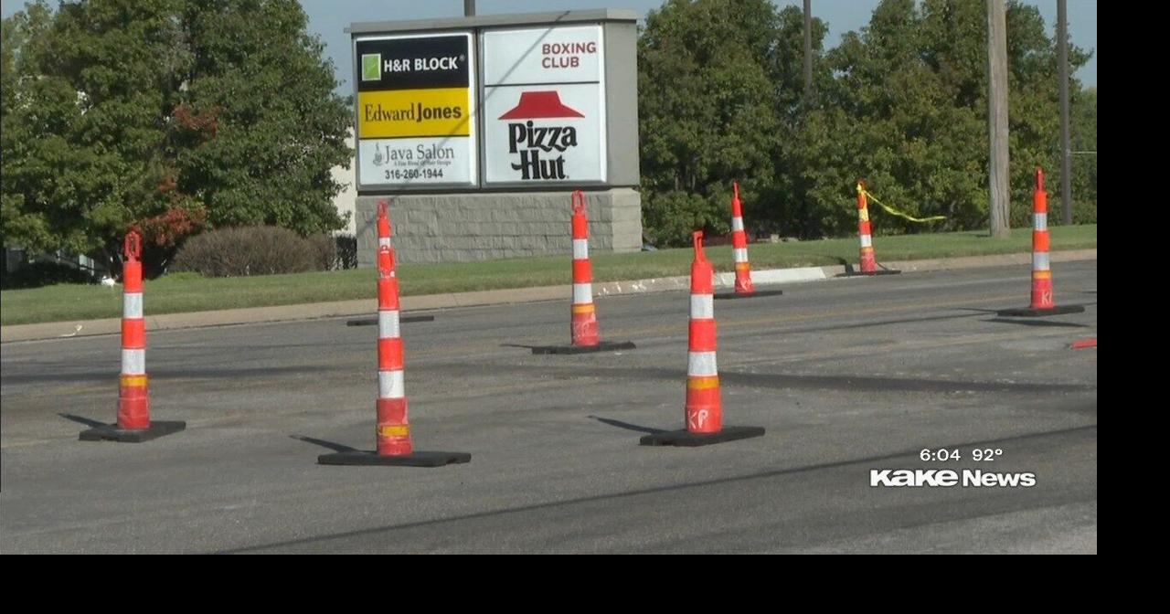 Blocks of traffic cones on Maize Rd raise safety concerns and ...