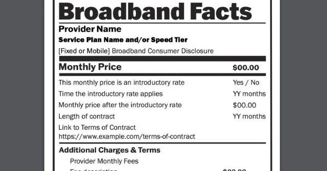 Internet providers must now be more transparent about fees, pricing ...