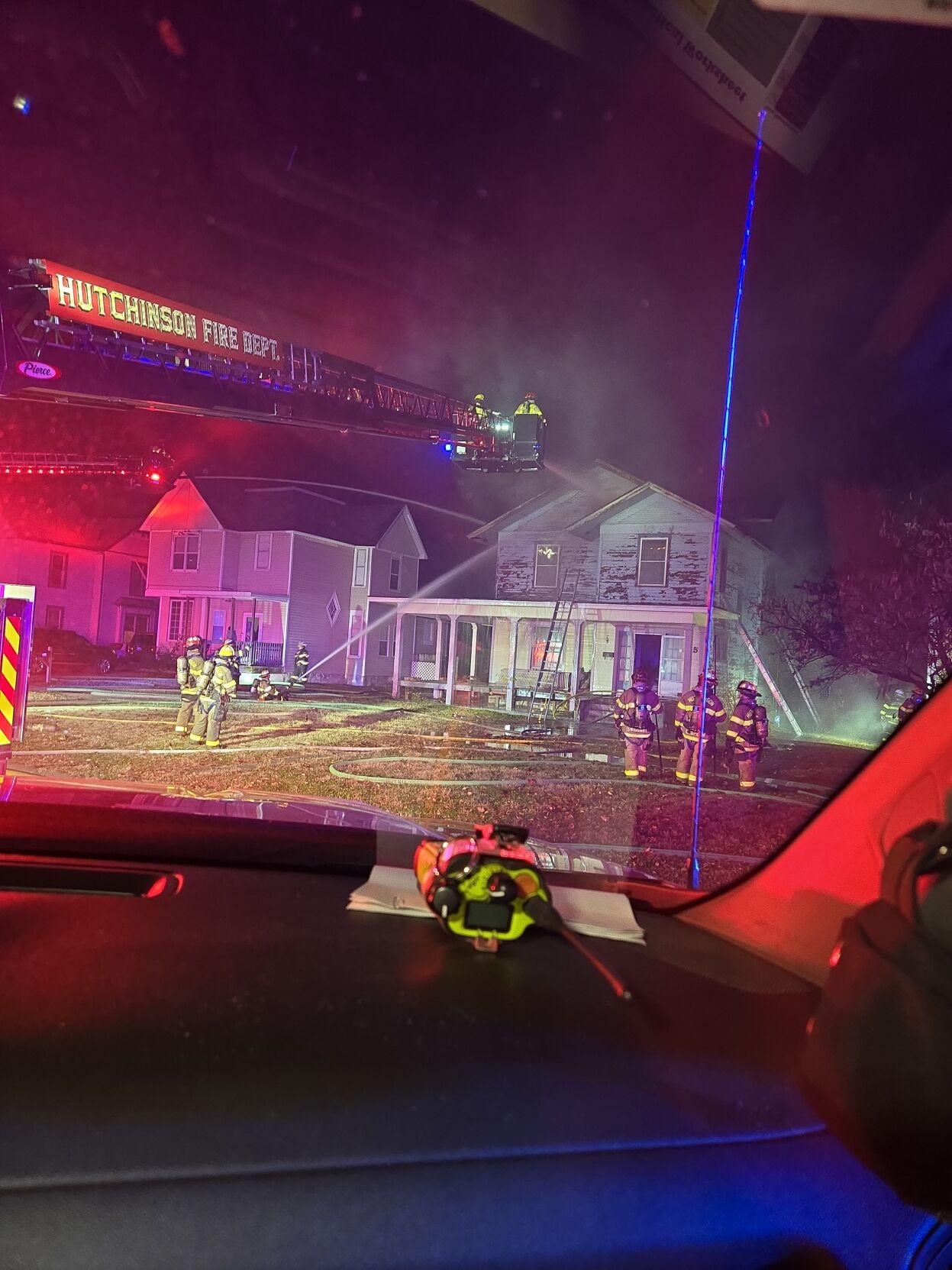 Hutchinson home sustains significant damage in early morning fire ...