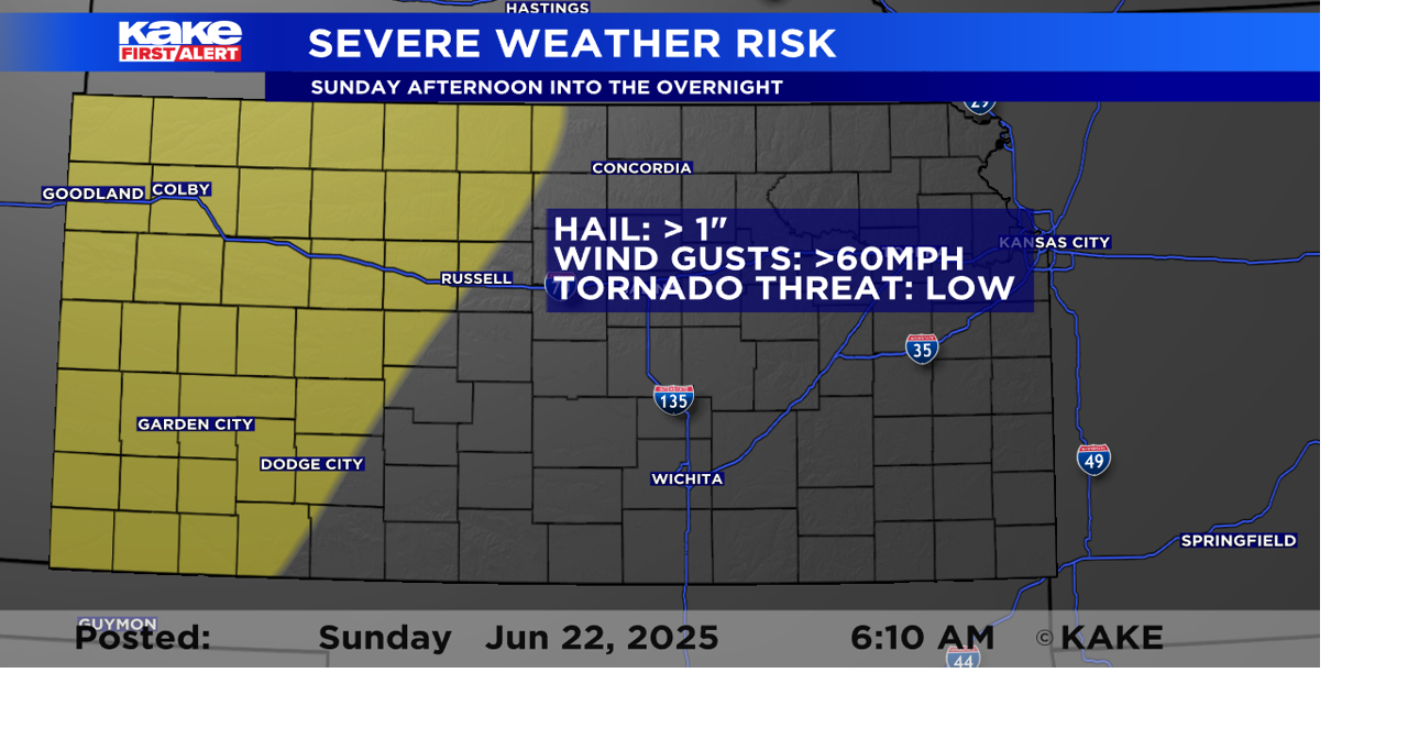 Severe storm threat returns to KAKEland | Trusted News Source for ...