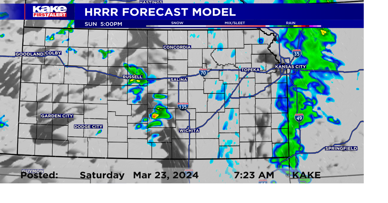 Severe storms and even snow possible on Sunday | Weather | kake.com
