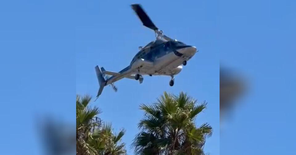 Southern California beachgoers watch helicopter spiral out of control ...