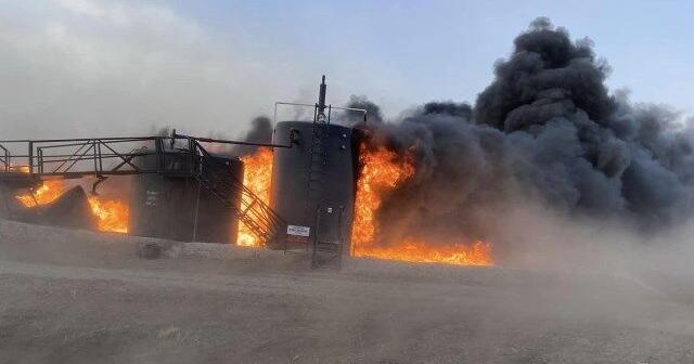 Static electricity causes oil barrels to catch fire in Barton County ...