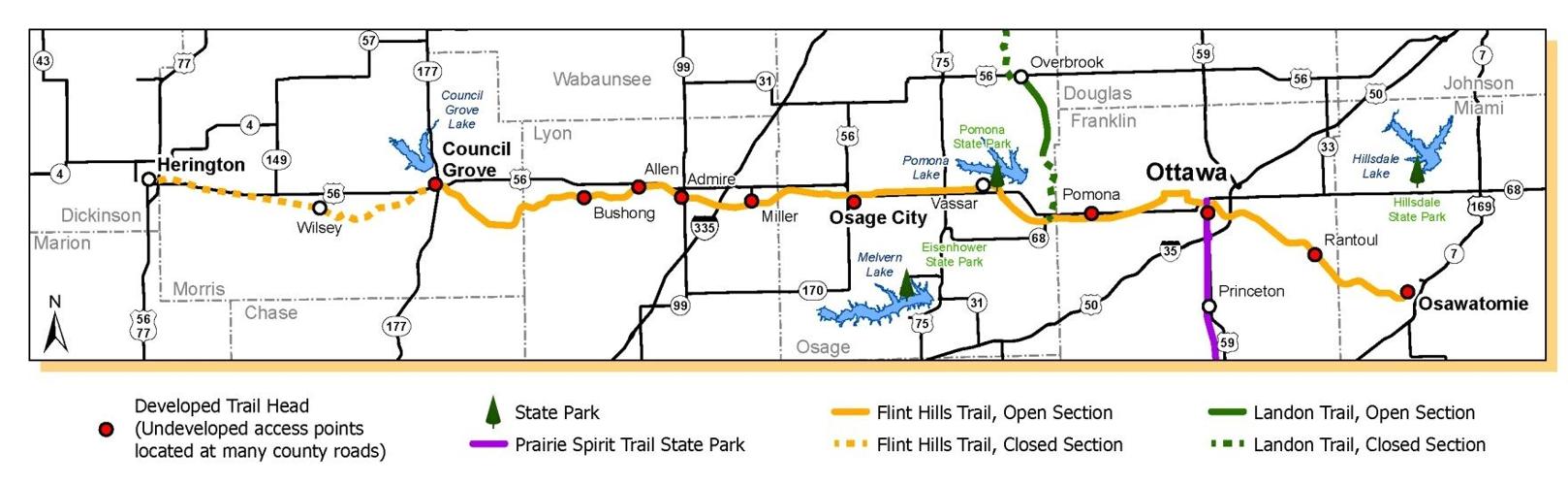 Kansas is making the 93-mile Flint Hills Trail even better for cyclists ...