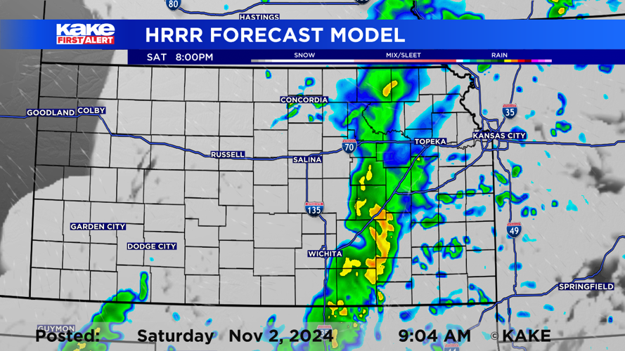 Soggy Saturday forecast with more rain on the way into Monday | Weather ...