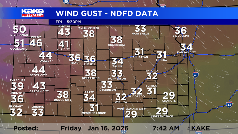 High wind, fire danger and treacherous travel conditions for Friday and ...