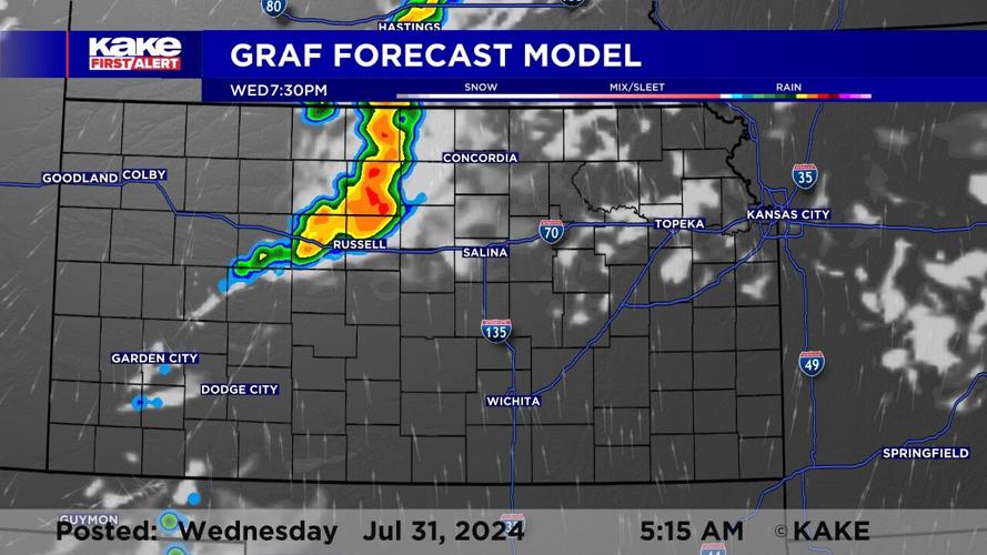 Late day storms could produce high wind gusts and large hail | Trusted ...