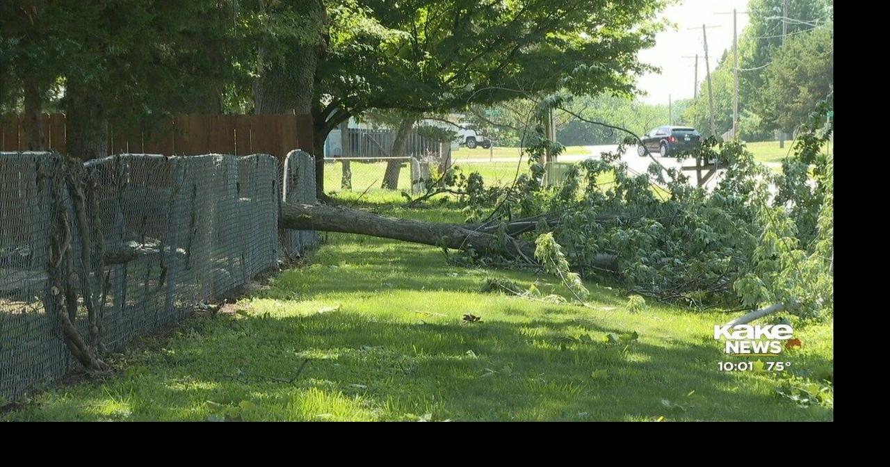 Wichita deals with damage, power outages after severe weather Saturday ...