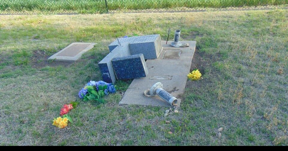 40 headstones damaged at Kansas cemetery | | kake.com