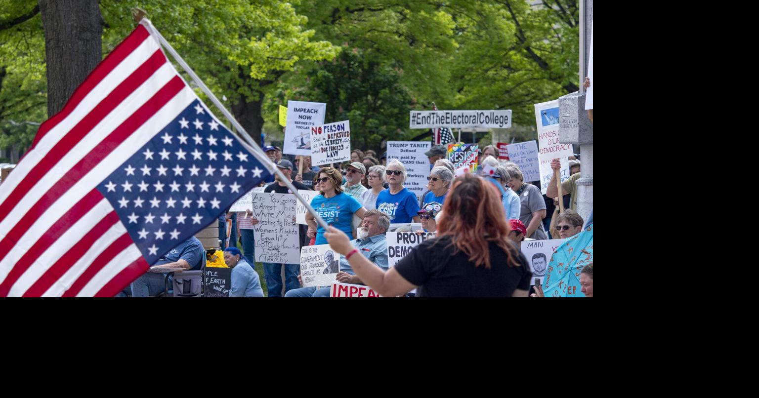 May Day rally draws hundreds to Kansas Capitol to protest Trump ...