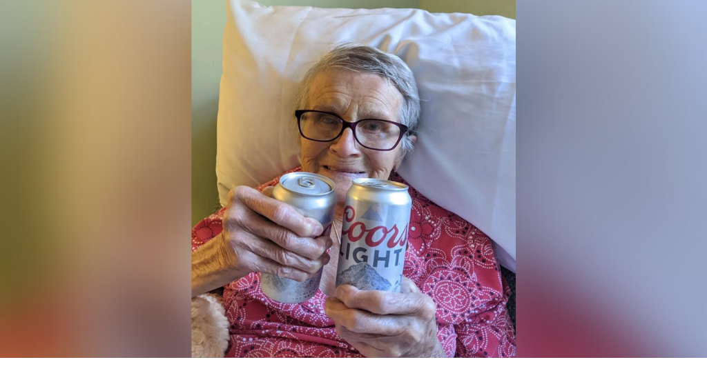 94-year-old woman who went viral for ‘I need more beer’ pandemic photo ...