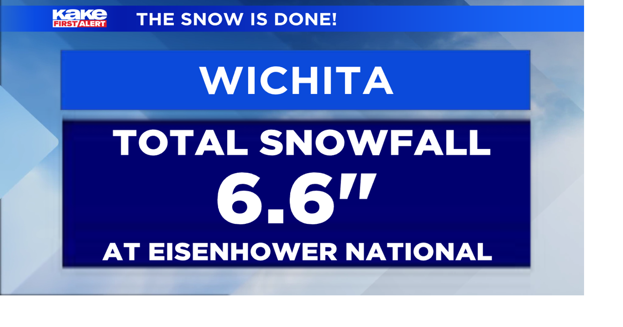 KAKEland Snowfall Totals | Trusted News Source for Wichita & Kansas ...