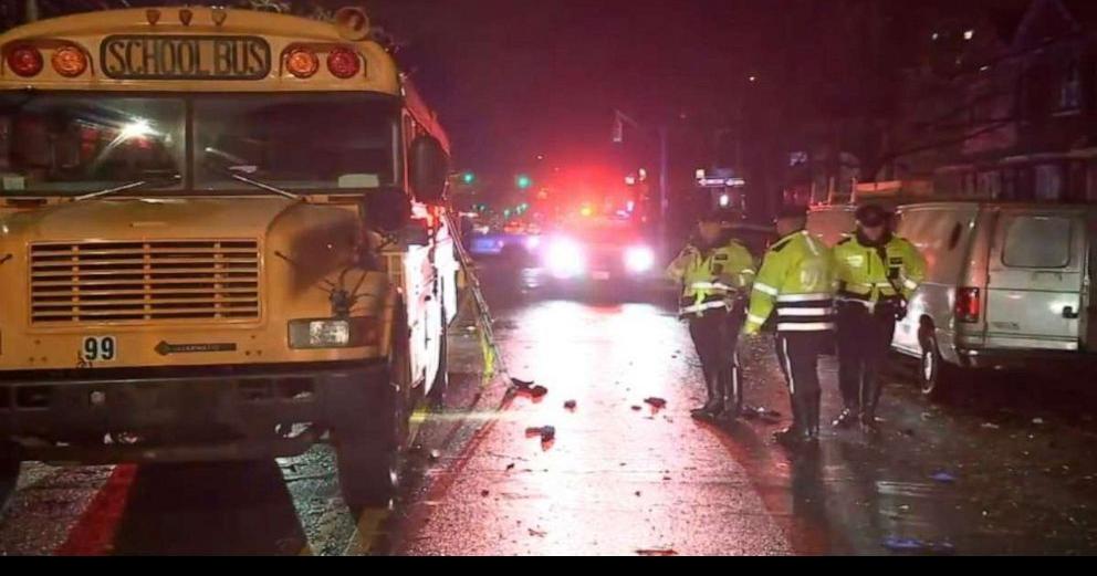 Mom and 4 kids run over at school bus stop by driver trying to escape ...