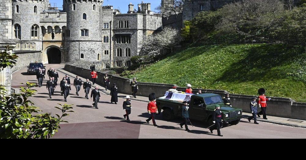 Prince Philip is laid to rest as somber queen sits alone | News | kake.com