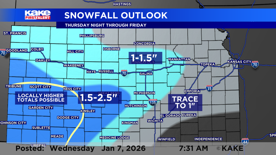 Rain and some snow on the way to KAKEland | Trusted News Source for ...