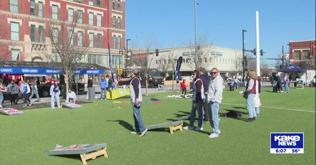 Fan Fest day one draws basketball fans to Naftzger Park ahead of NCAA ...