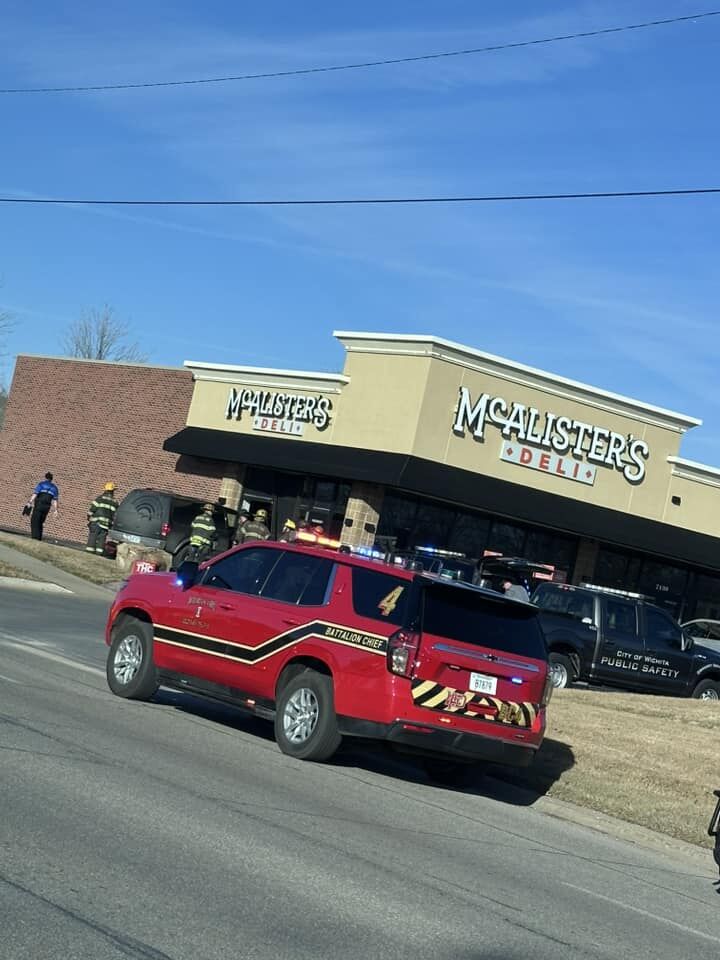 Driver critically injured after vehicle crashes into west Wichita ...