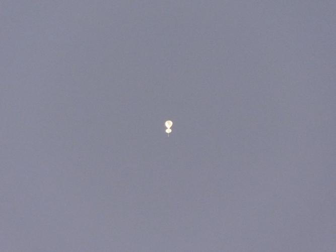 High-tech stratospheric balloon spotted floating over south-central ...