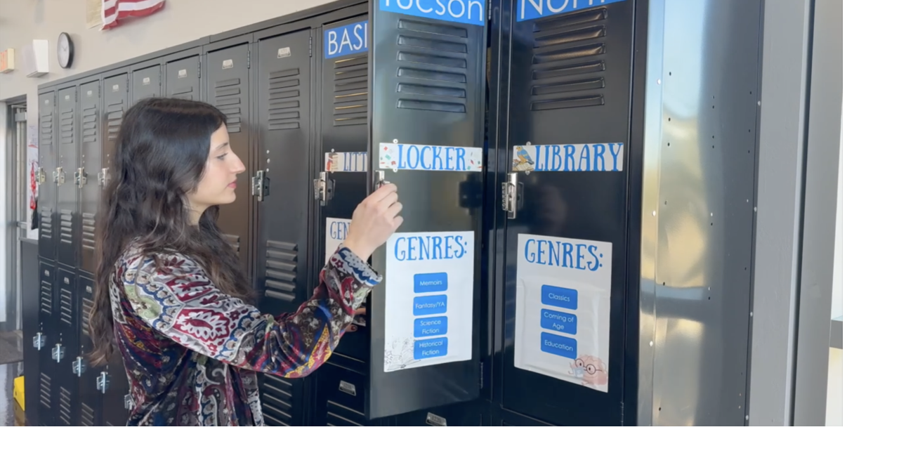 Student transforms lockers into library | Offbeat | kake.com