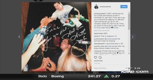 Trending: Actor Eric Stonestreet served as security guard for Garth ...